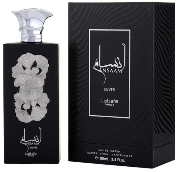 Ansaam Silver EDP 100 ML Unisex - Lattafa - Multimarcas Perfumes