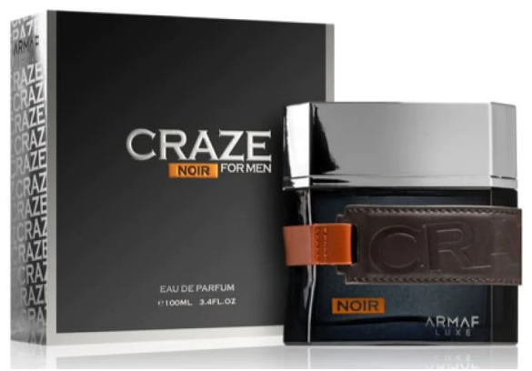 Craze Noir EDP 100 ML for Men - Armaf - Multimarcas Perfumes
