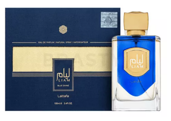 Liam Blue Shine EDP 100 ML Unisex - Lattafa - Multimarcas Perfumes