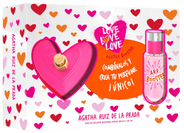 Love Love Love EDT 80 ML + Booster EDT 25 ML Estuche - Agatha Ruiz De ...